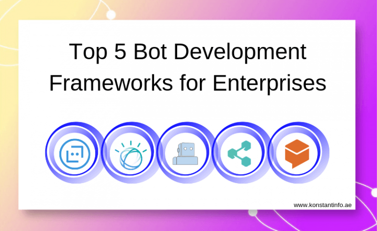 Top 5 Bot Development Frameworks for Enterprises - Konstantinfo
